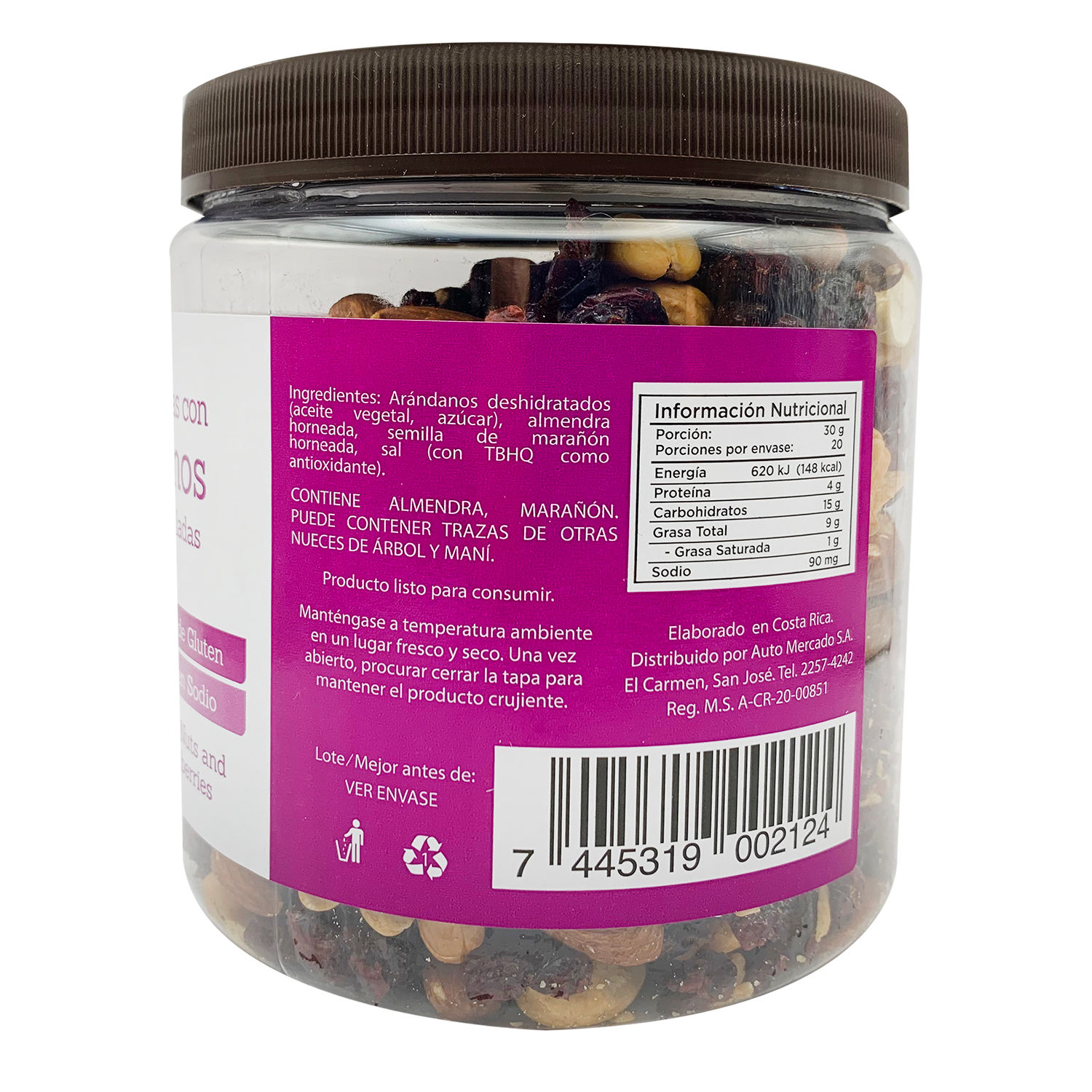 Semillas Mixtas Horneado Con Arandanos Selección Auto Envase 600 G ...