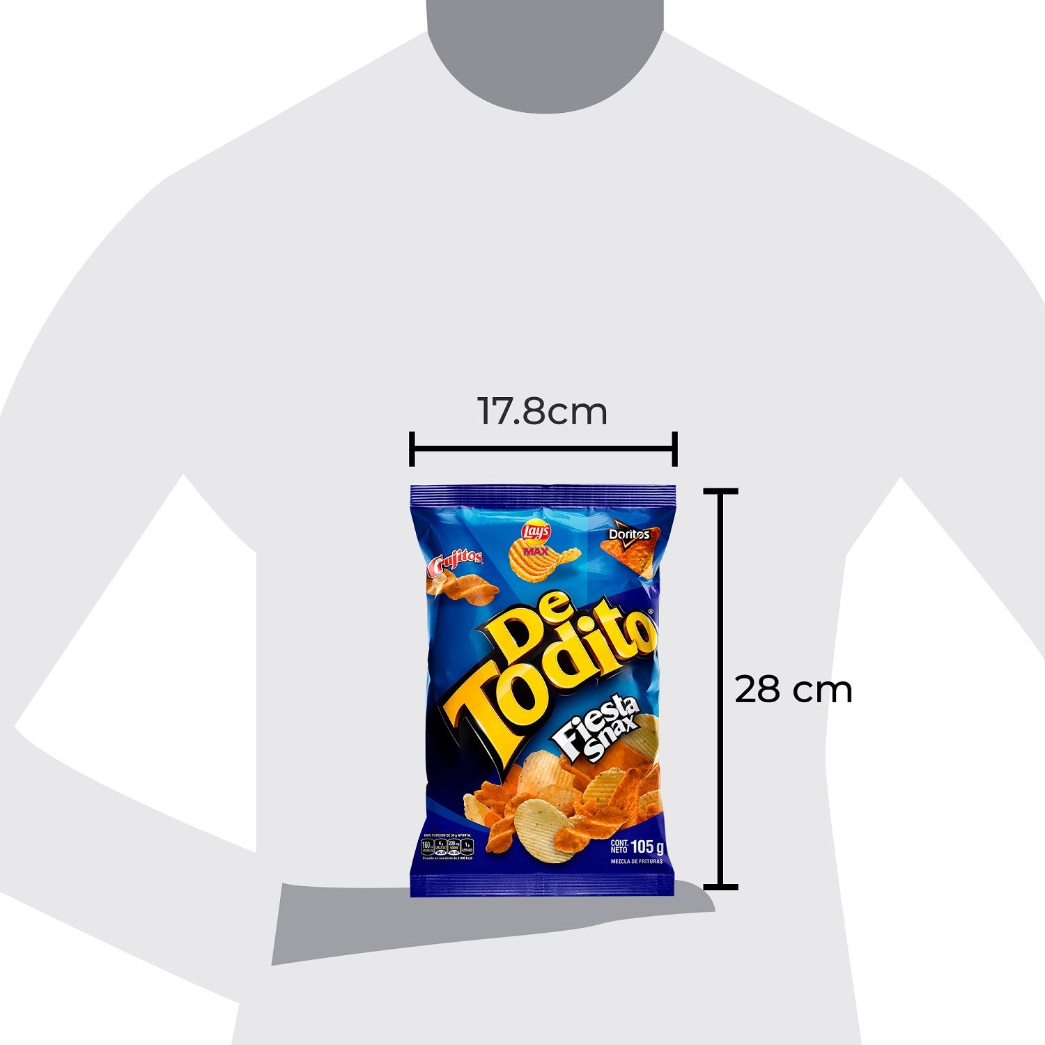 Bocadillo Detodito Fiesta Snax Frito Lay | Auto Mercado