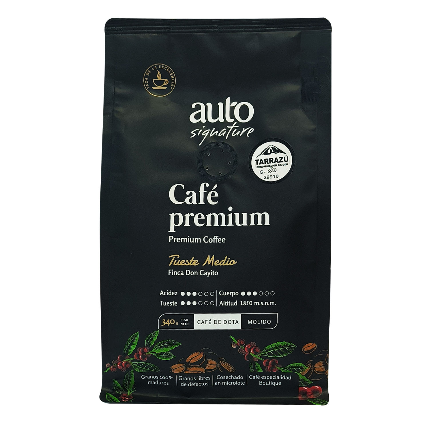Café Molido Premium Tueste Medio Auto Signature Paquete 340 G | Auto Mercado