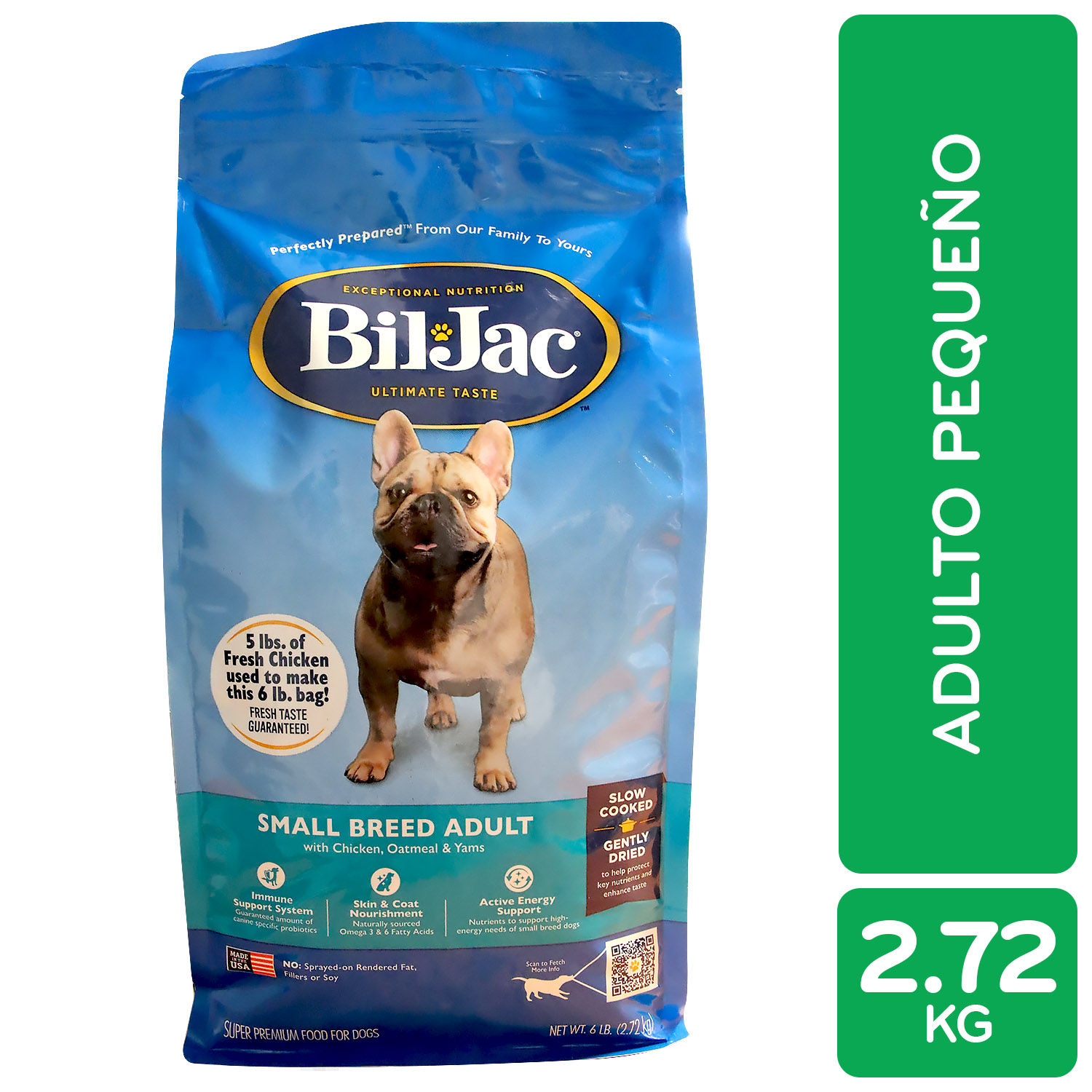 Alimento Perro Seco Adulto Pollo Raza Pequeña Bil Jac | Auto Mercado