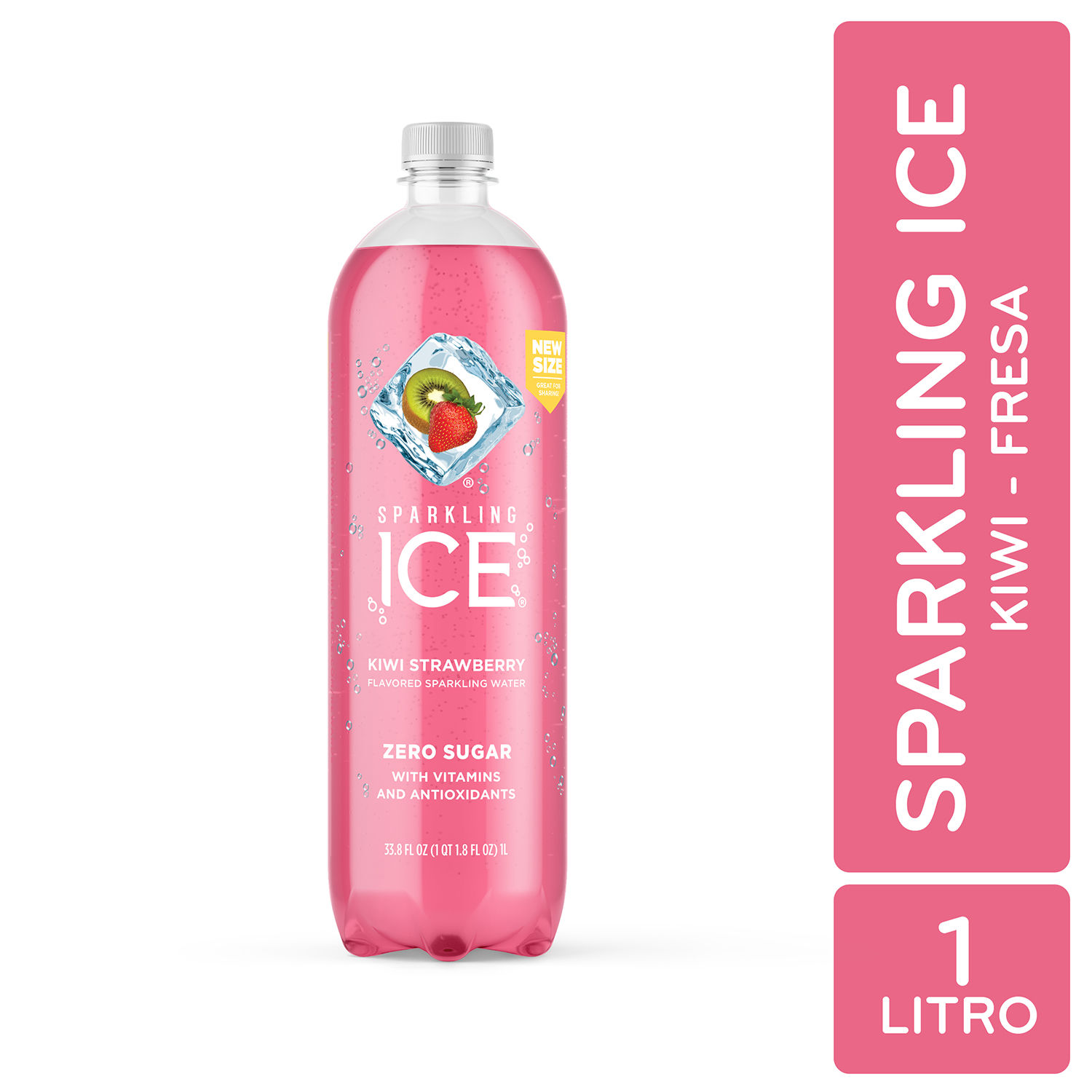 Agua Gasificada Saborizada Kiwi Fresa Sparkling Ice | Auto Mercado