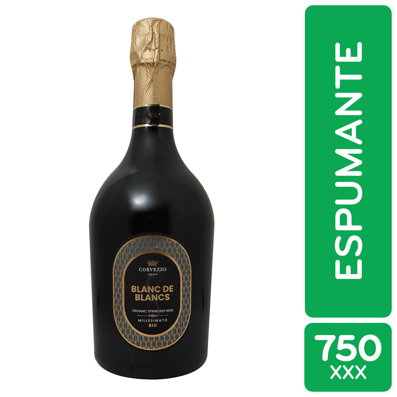 Vino Espumoso Italia Extra Seco Blanco Organico Corvezzo | Auto Mercado