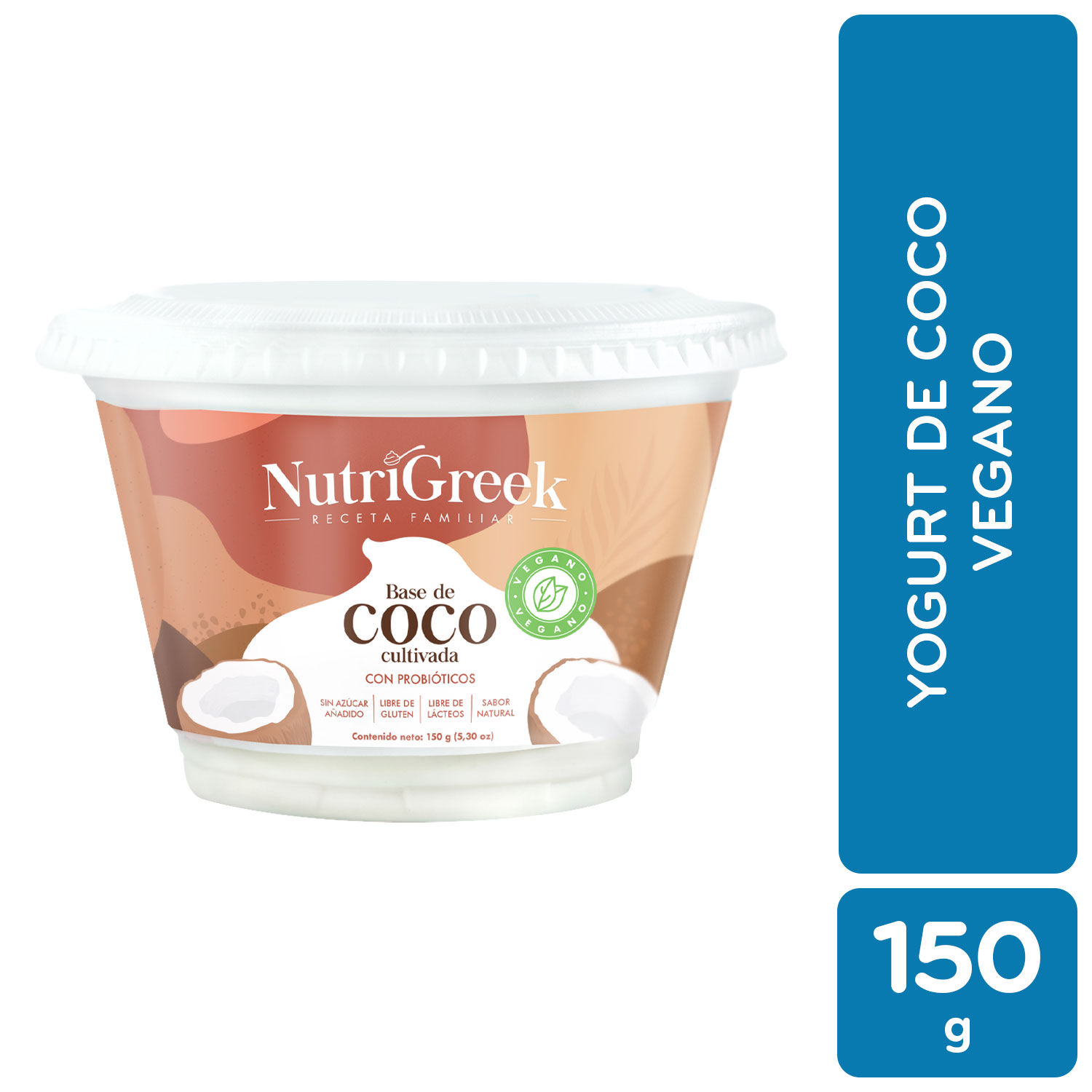 Yogurt Vegano Coco Nutrigreek | Auto Mercado