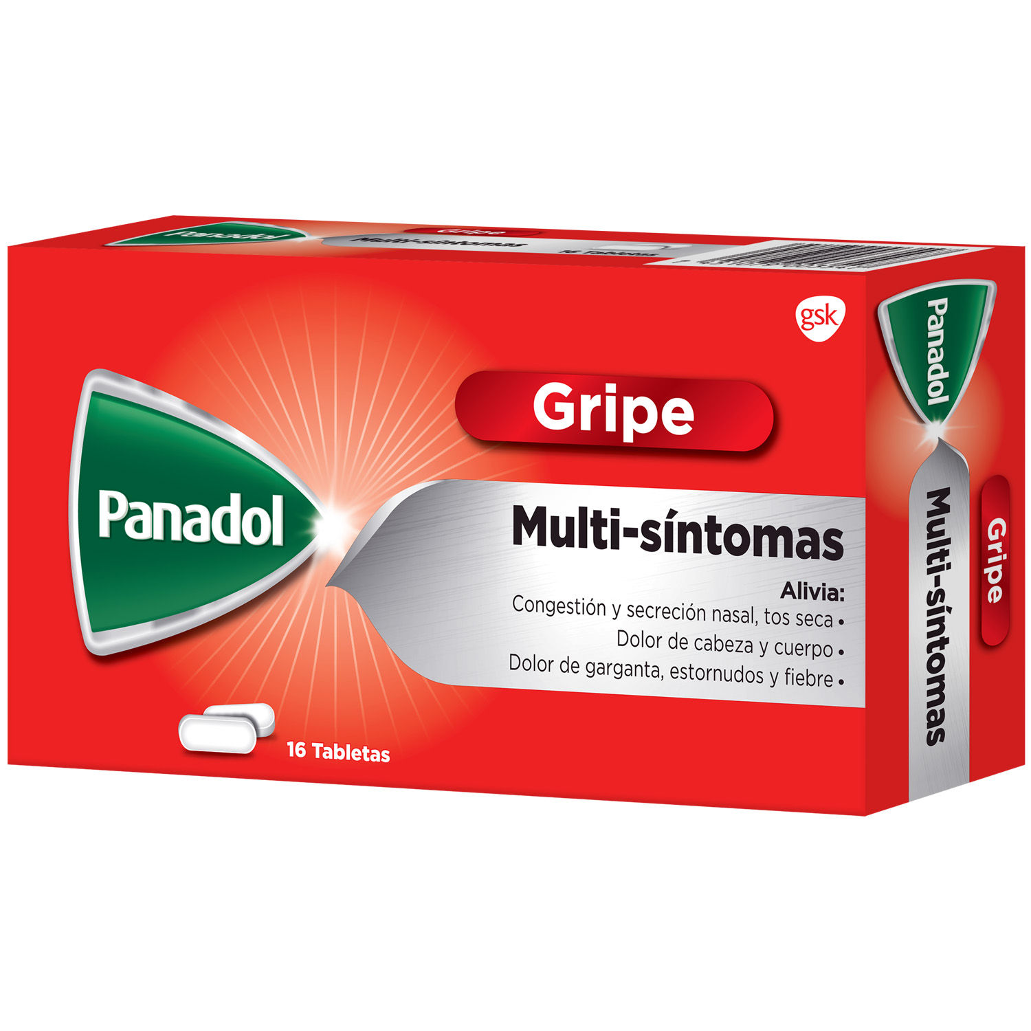 Antigripal Adulto Multisintomas Tableta Panadol | Auto Mercado