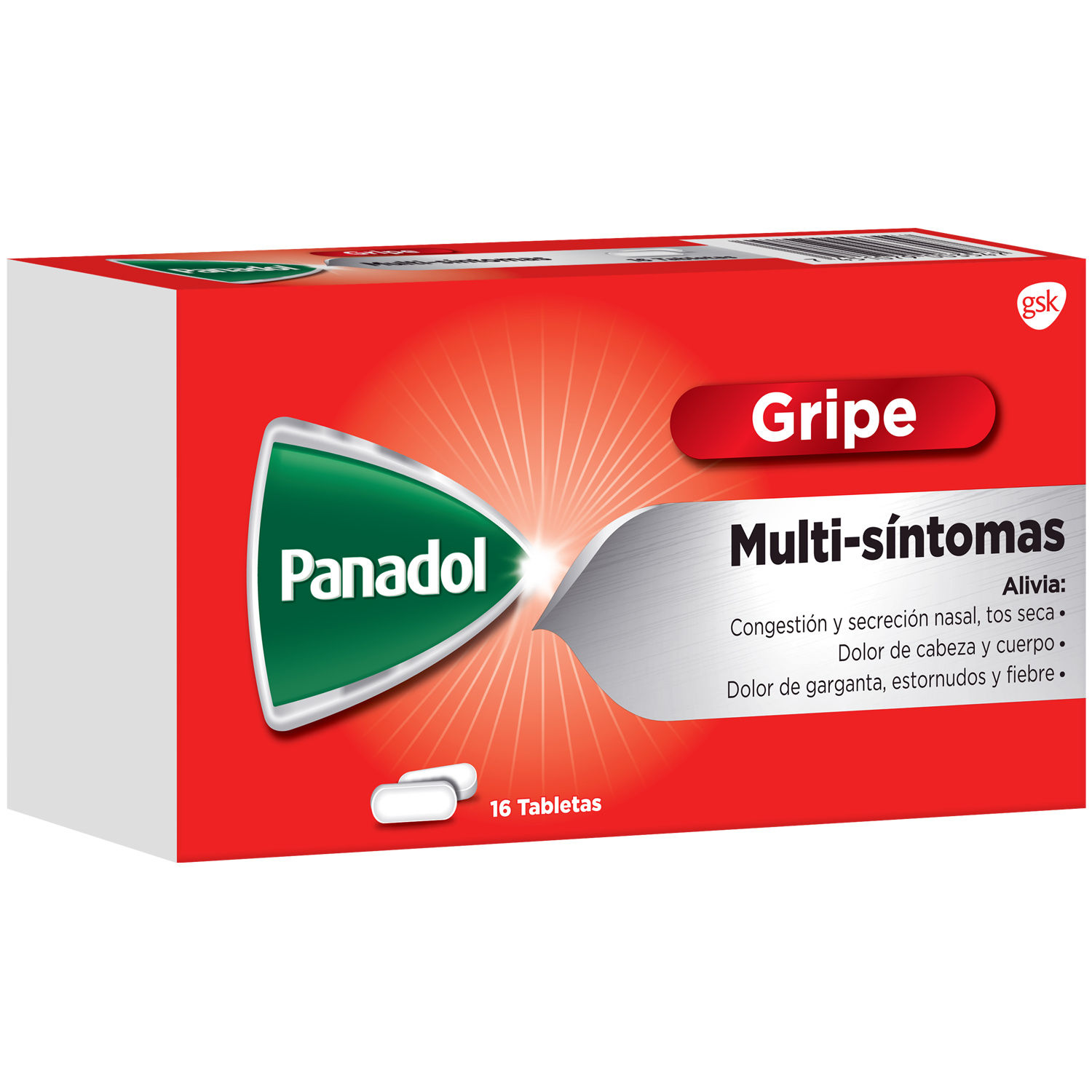 Antigripal Adulto Multisintomas Tableta Panadol | Auto Mercado