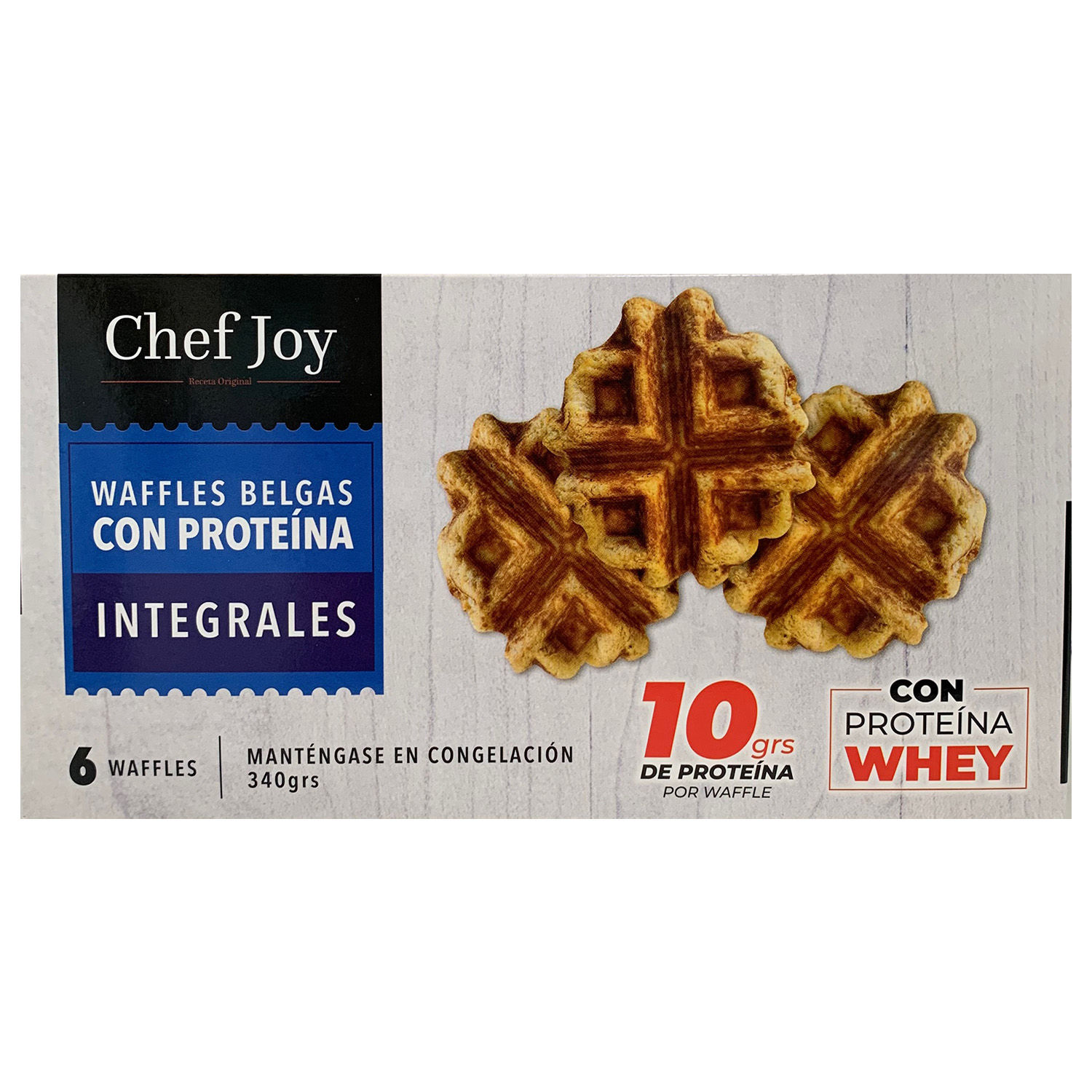 Waffle Integral Con Proteina Chef Joy | Auto Mercado