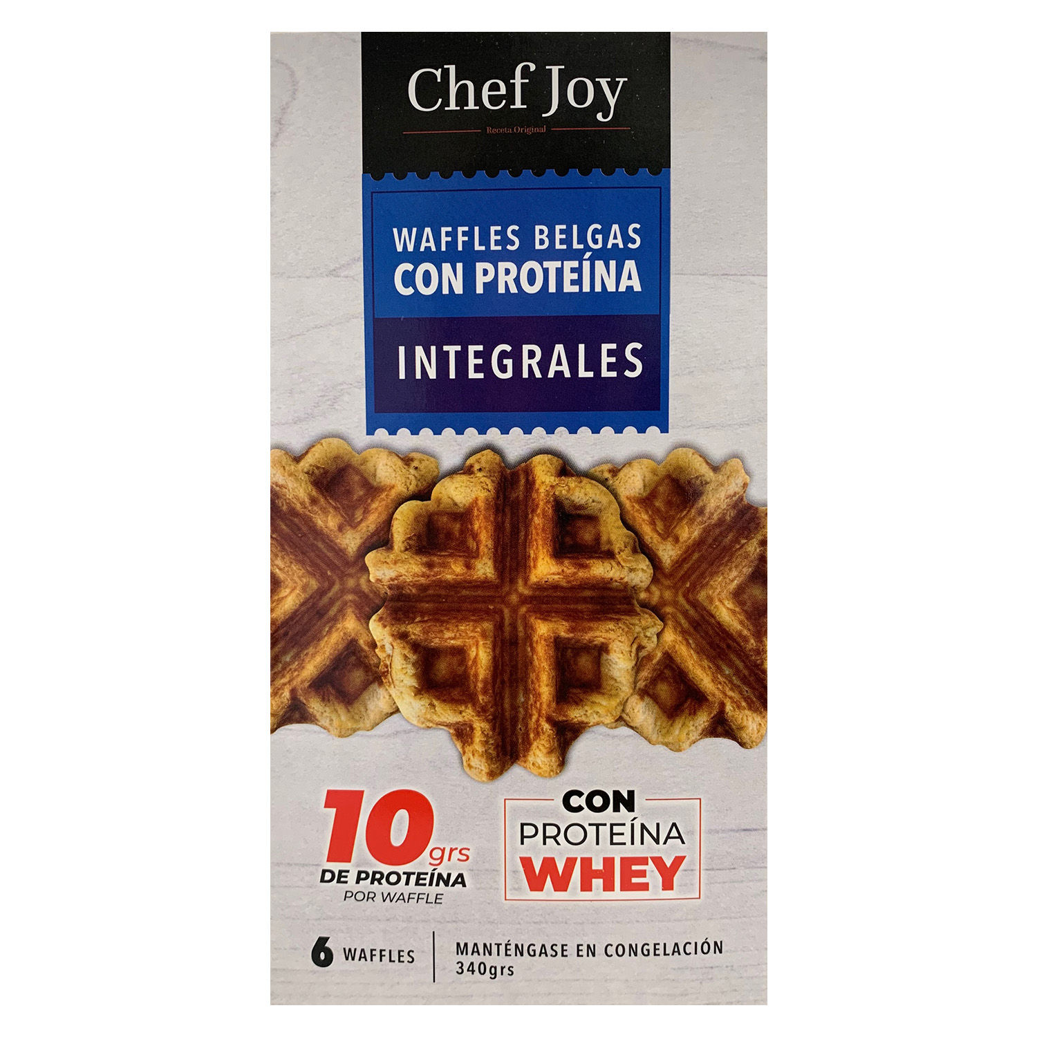 Waffle Integral Con Proteina Chef Joy | Auto Mercado