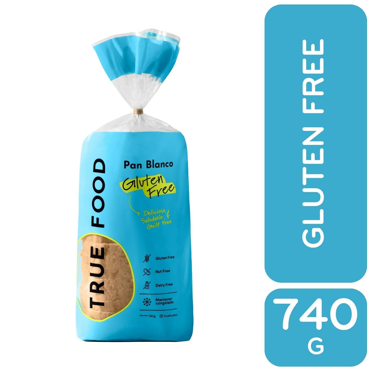 Pan Congelado Blanco Sin Gluten True Food | Auto Mercado