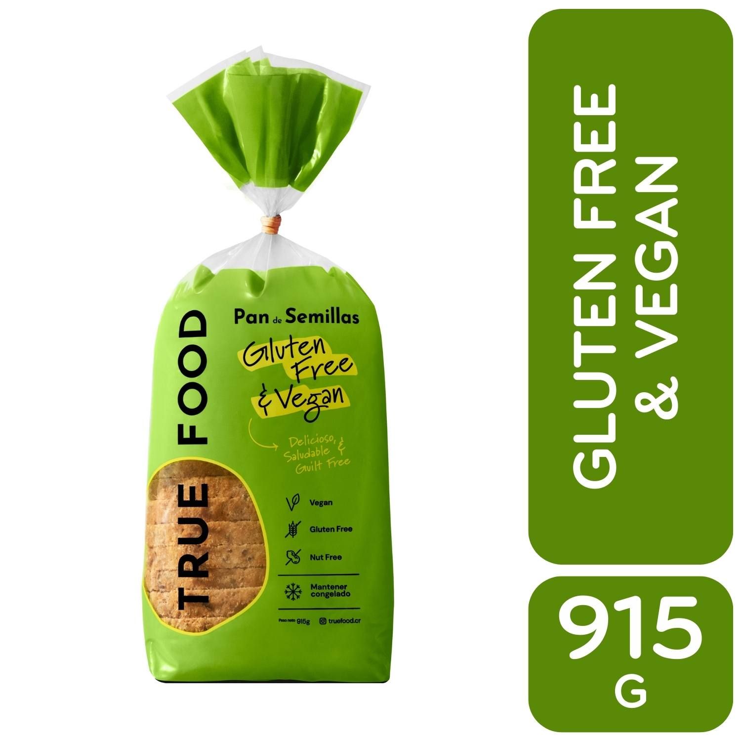 Pan Congelado De Semillas Sin Gluten True Food | Auto Mercado