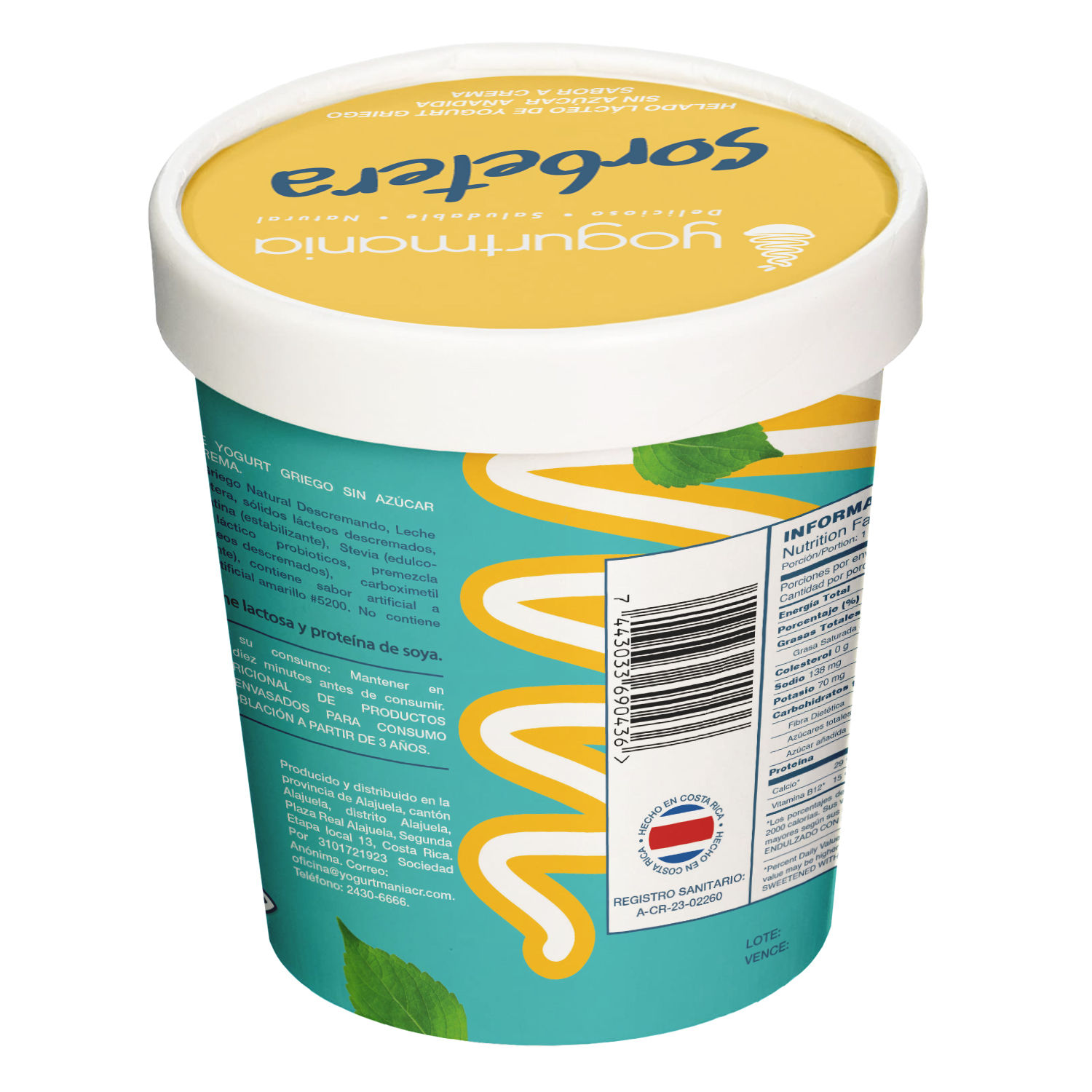 Helado Yogurt Sorbetera Yogurtmania | Auto Mercado