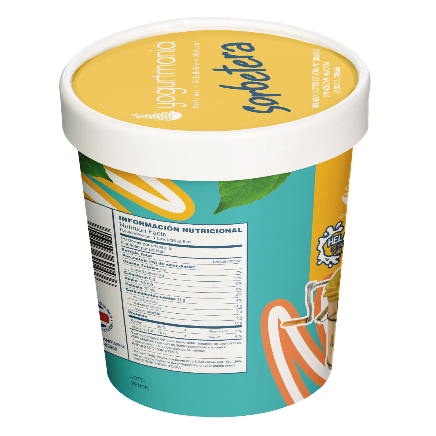 Helado Yogurt Sorbetera Yogurtmania | Auto Mercado