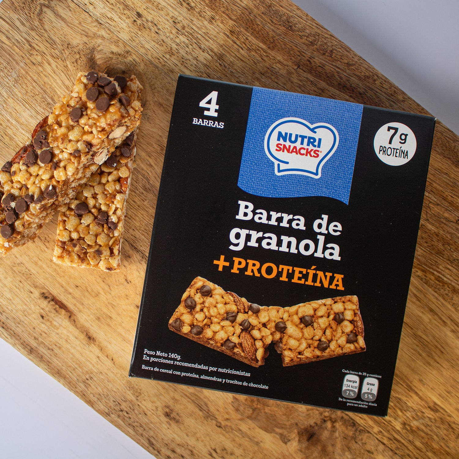 Barra De Proteina 4 Pack Nutrisnacks | Auto Mercado