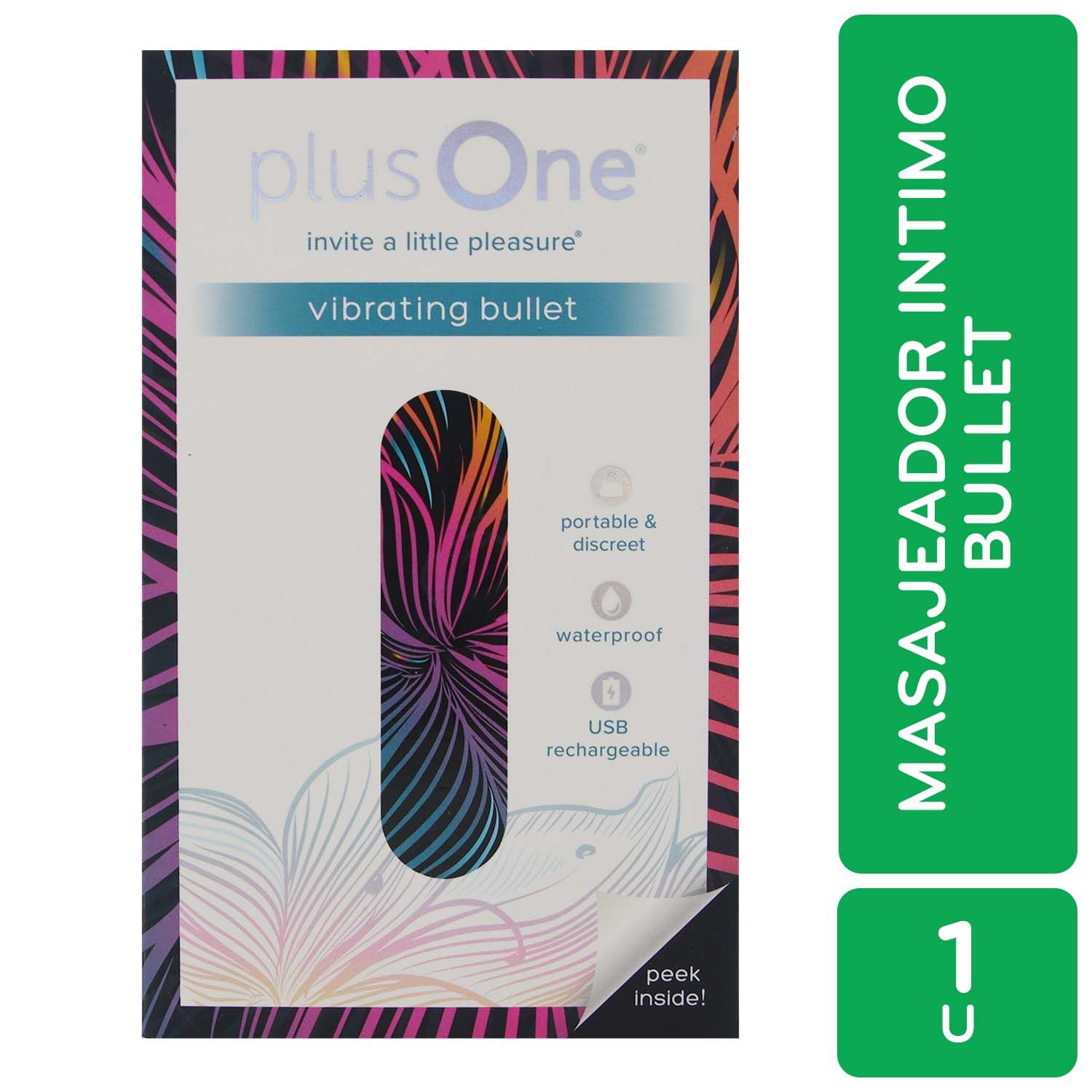 Masajeador Intimo Bullet Plus One | Auto Mercado