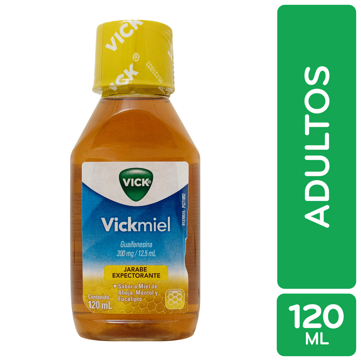 Expectorante Adulto Jarabe Miel Mentol Eucalipto Vick | Auto Mercado