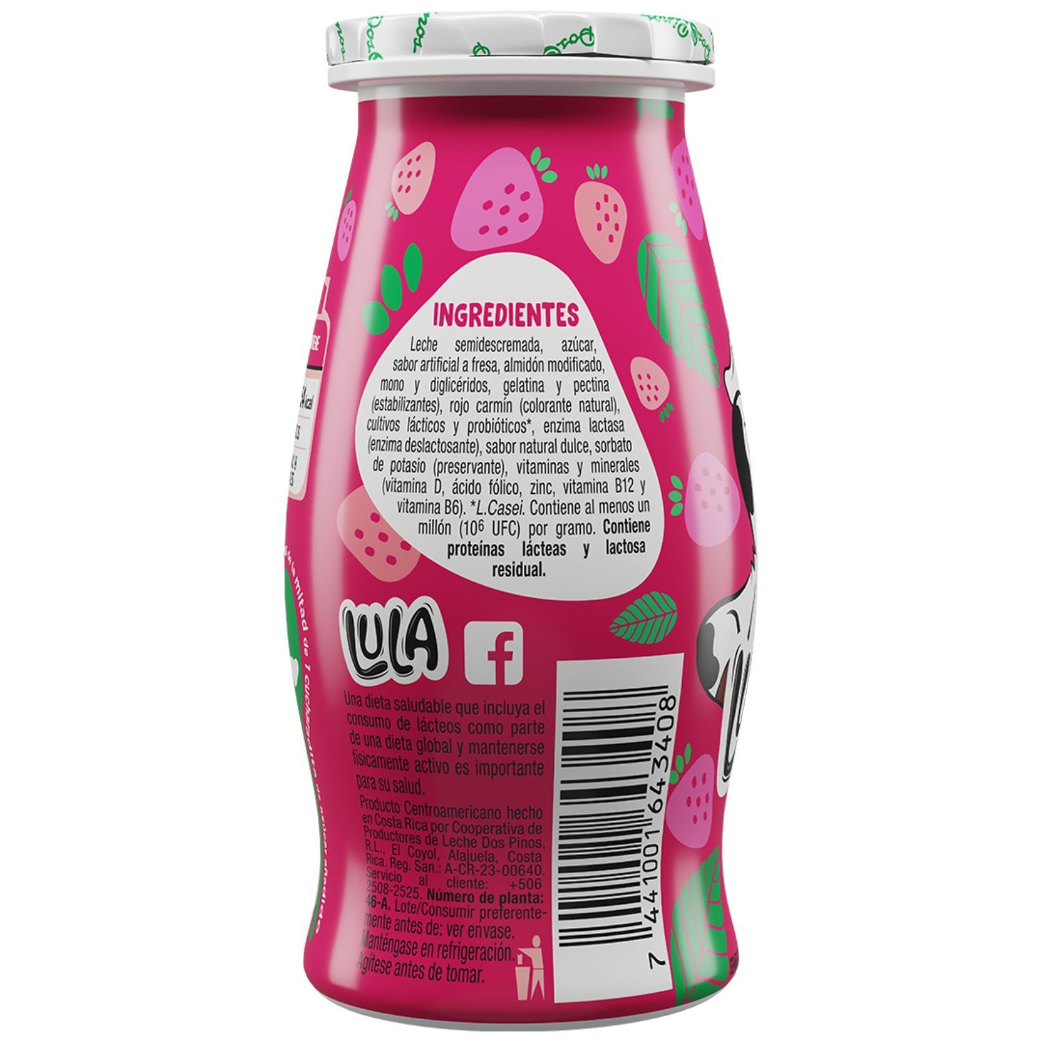 Yogurt Niños Fresa Deslactosado Lula Dos Pinos | Auto Mercado