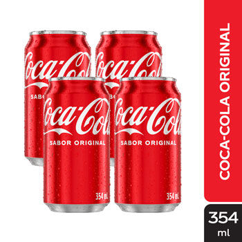 Bebida Gaseosa Regular Cola 4u Coca Cola Paquete 1416 Ml | Auto Mercado