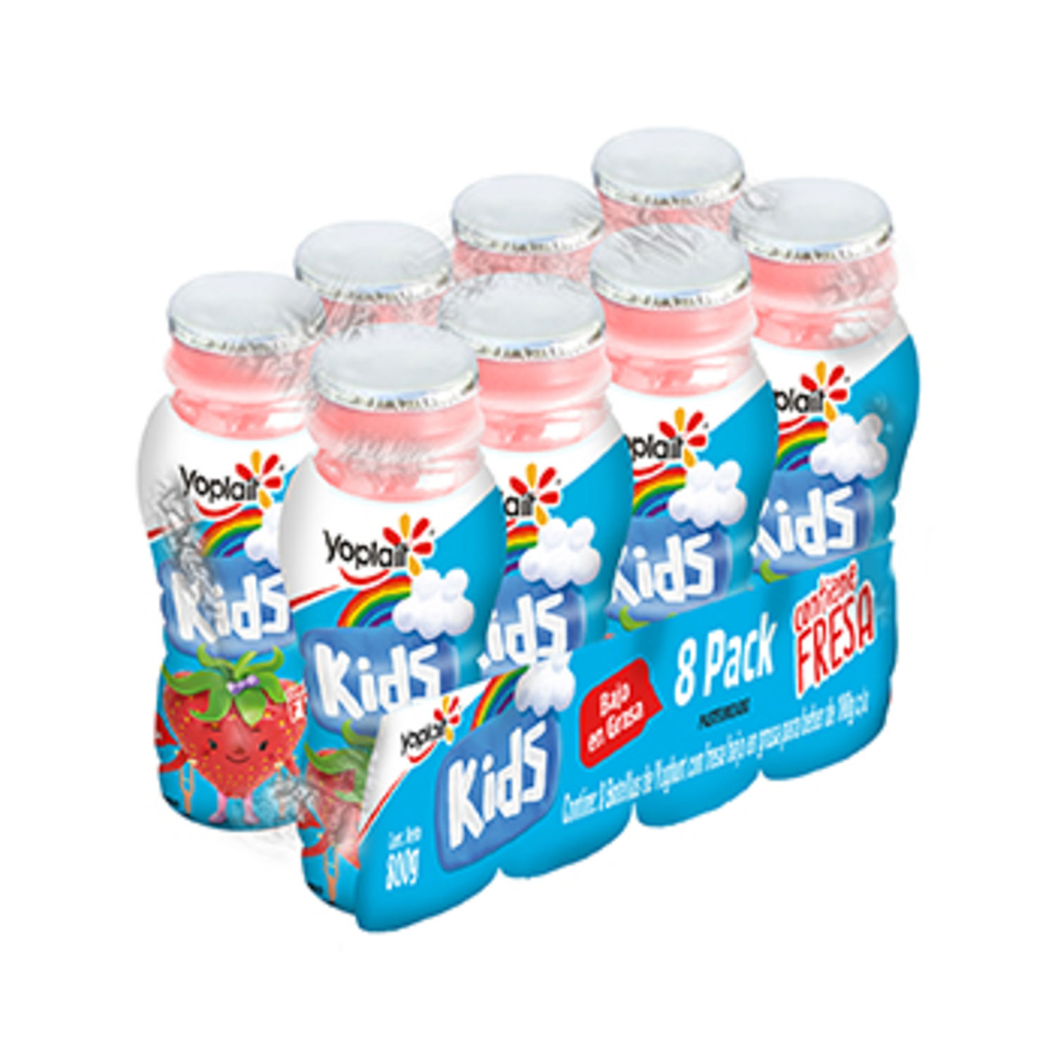 Yogurt Niños Liquido Fresa 8u Yoplait | Auto Mercado