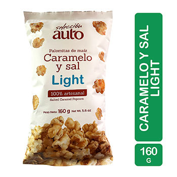 Palomitas Maiz Caramelo Y Sal Light Selección Auto Bolsa 160 G | Auto ...