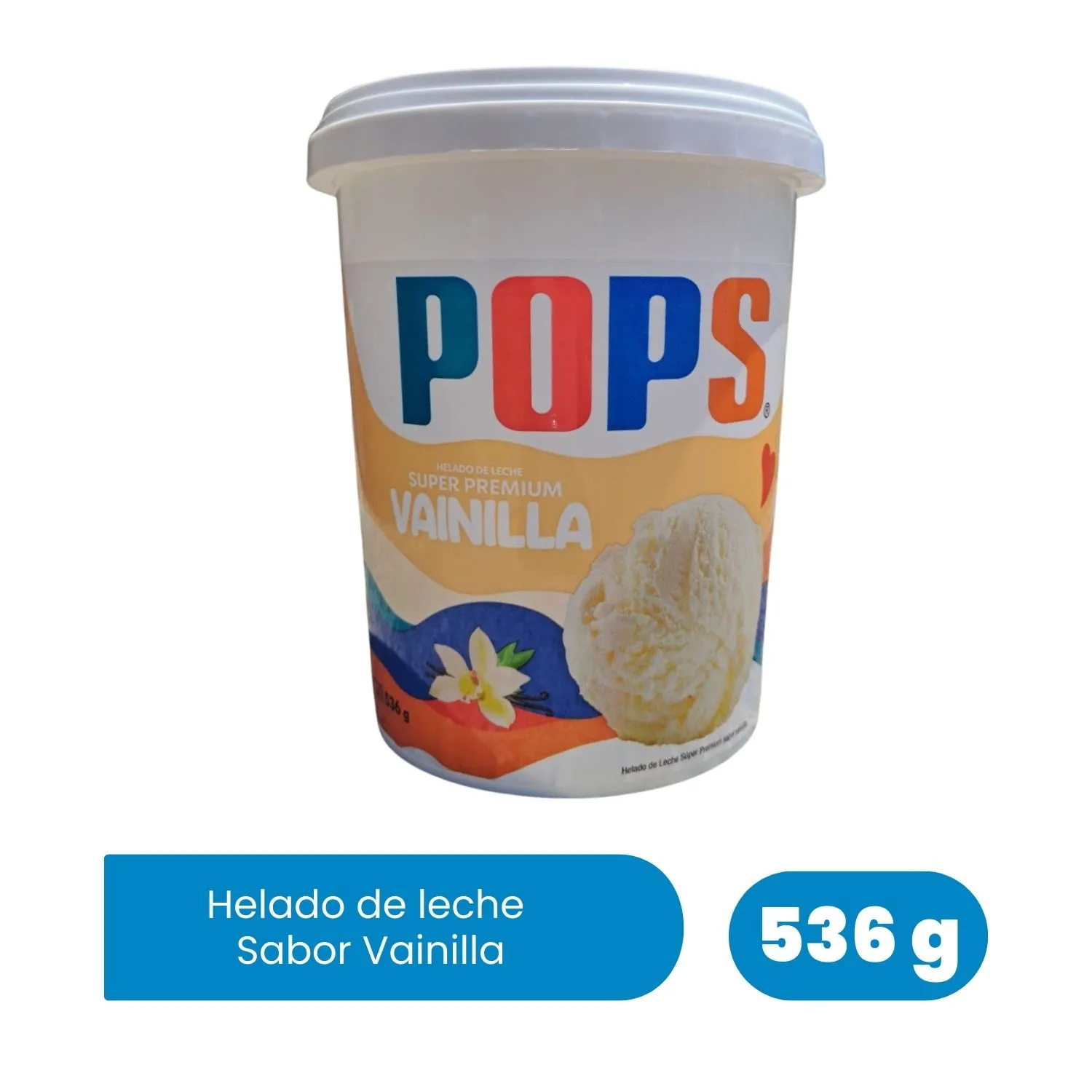 Helado Vainilla Pops Envase 536 G | Auto Mercado