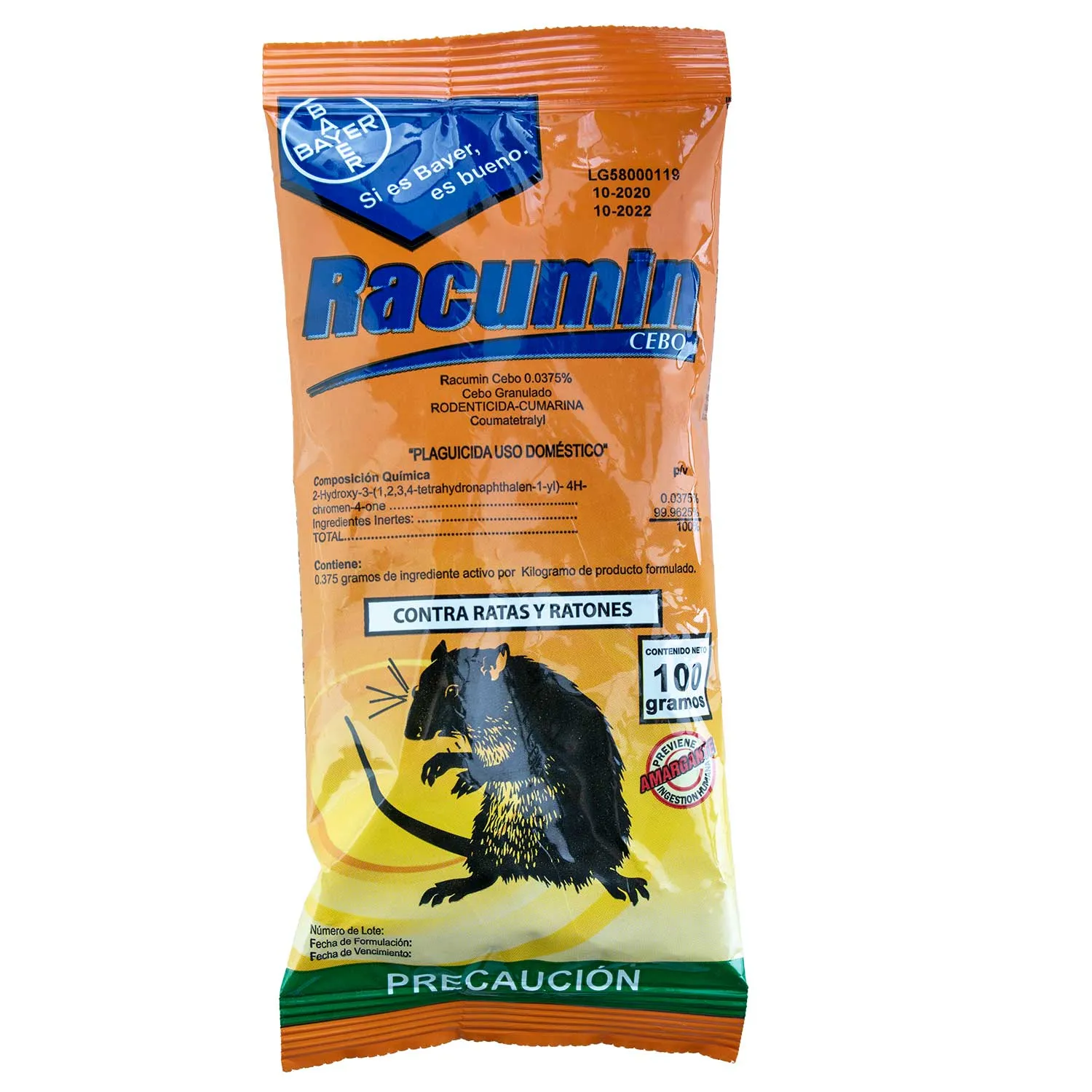 Cebo Granulado Racumin Racumin Paquete 100 G | Auto Mercado