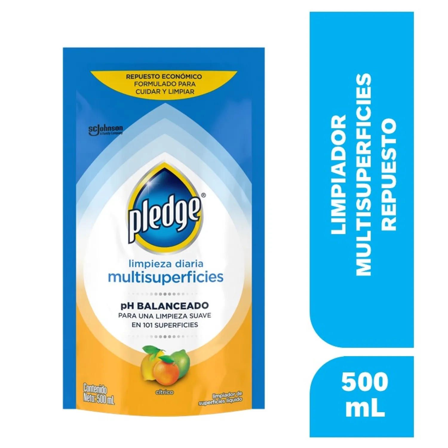 Limpiador Multiuso Superficie Repuesto Pledge Paquete 500 Ml | Auto Mercado