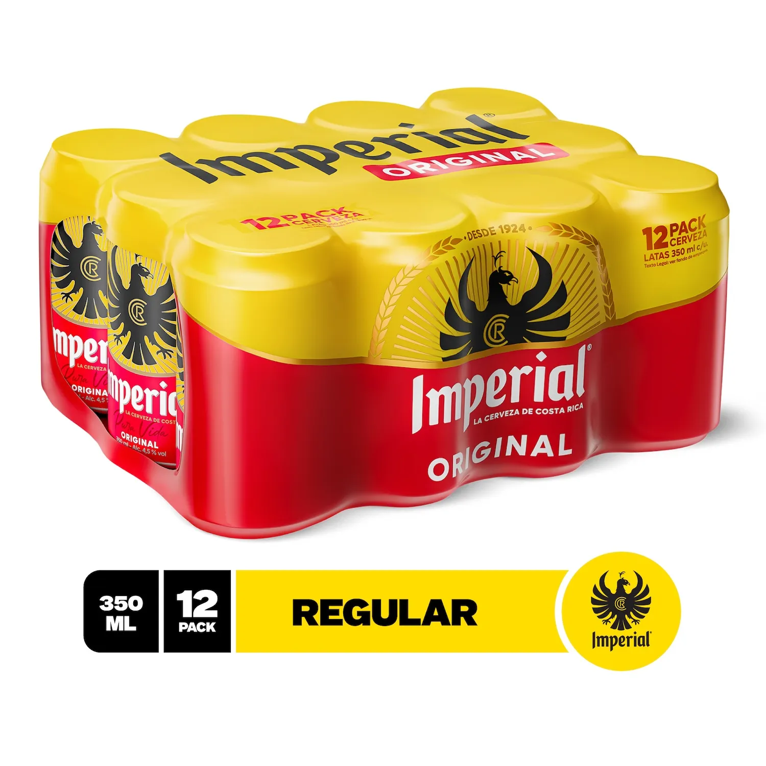 Cerveza Nacional Costa Rica Pack Imperial Paquete 4200 Ml | Auto Mercado