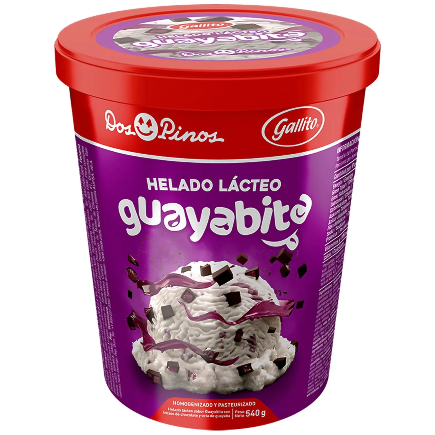 Helado Guayabita Gallito Envase 540 G | Auto Mercado