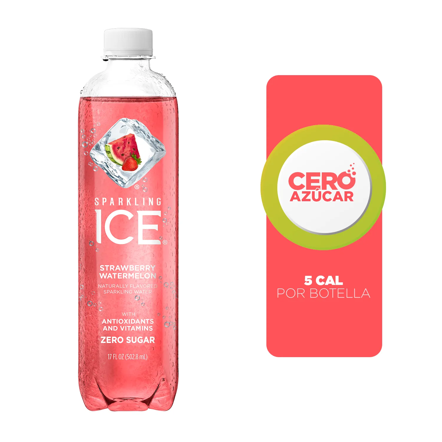 Agua Gasificada Saborizada Fresa Sparkling Ice Envase 502.8 Ml | Auto ...