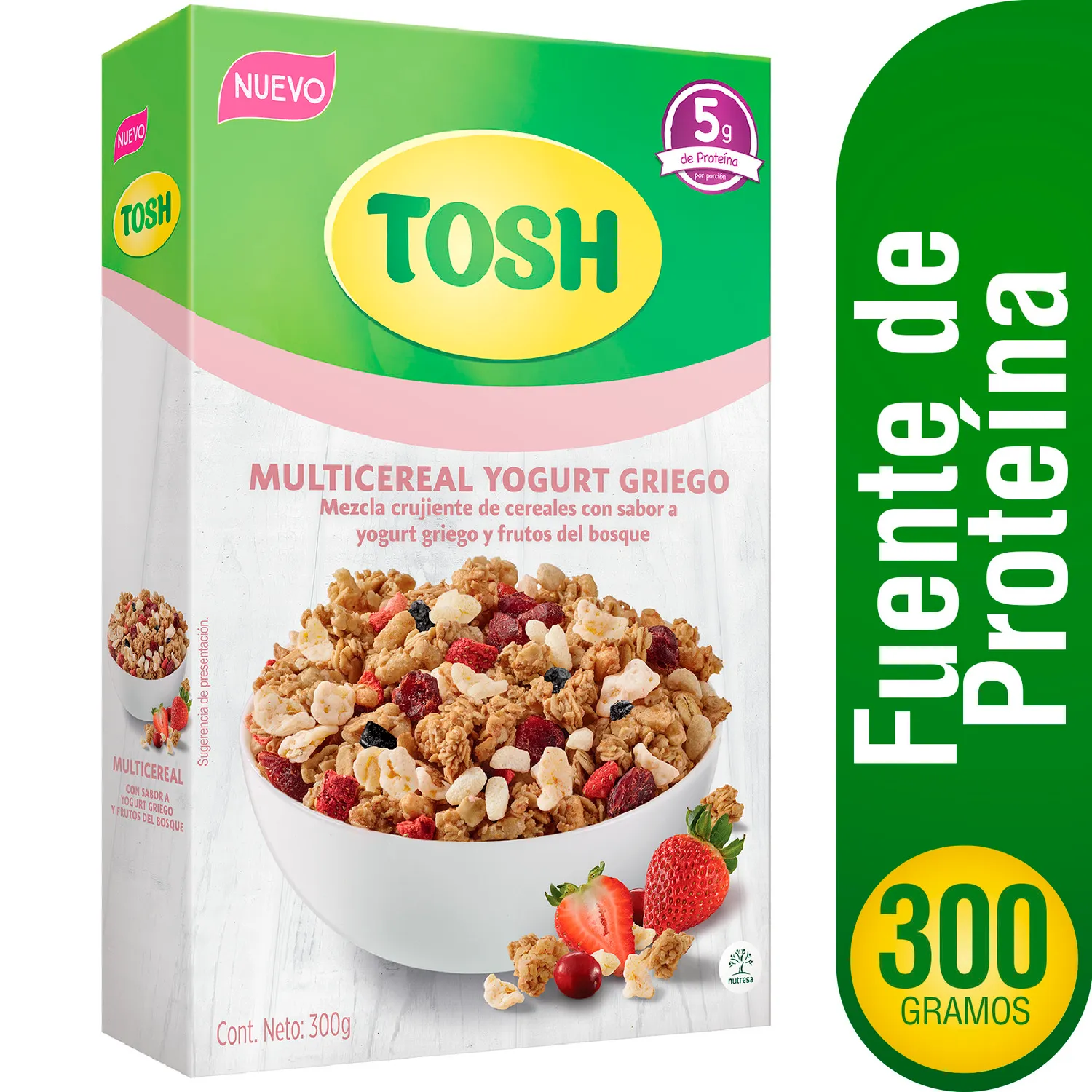 Cereal Multicereal Yogurt Tosh Caja 300 G | Auto Mercado
