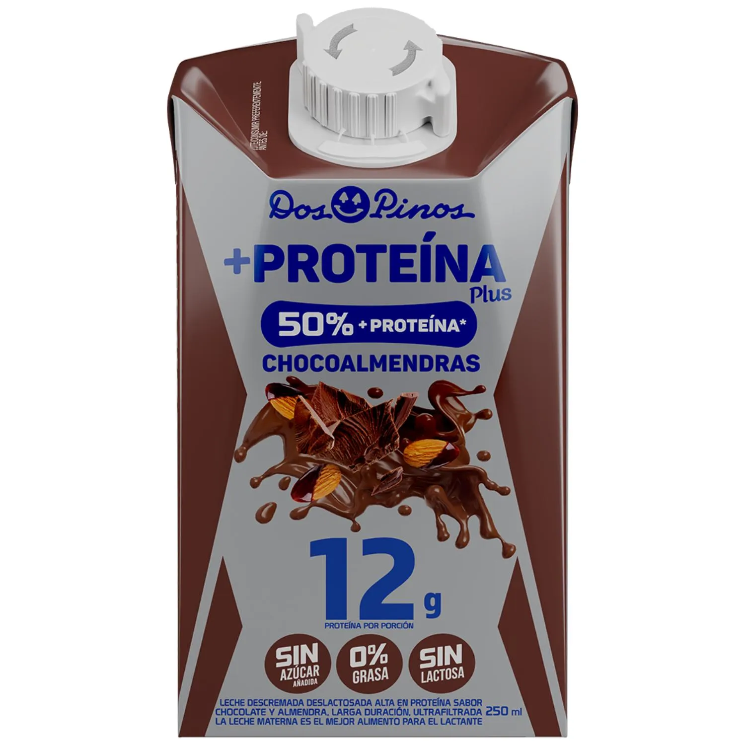 Leche Proteina Choco Almendra Dos Pinos Caja 250 Ml | Auto Mercado