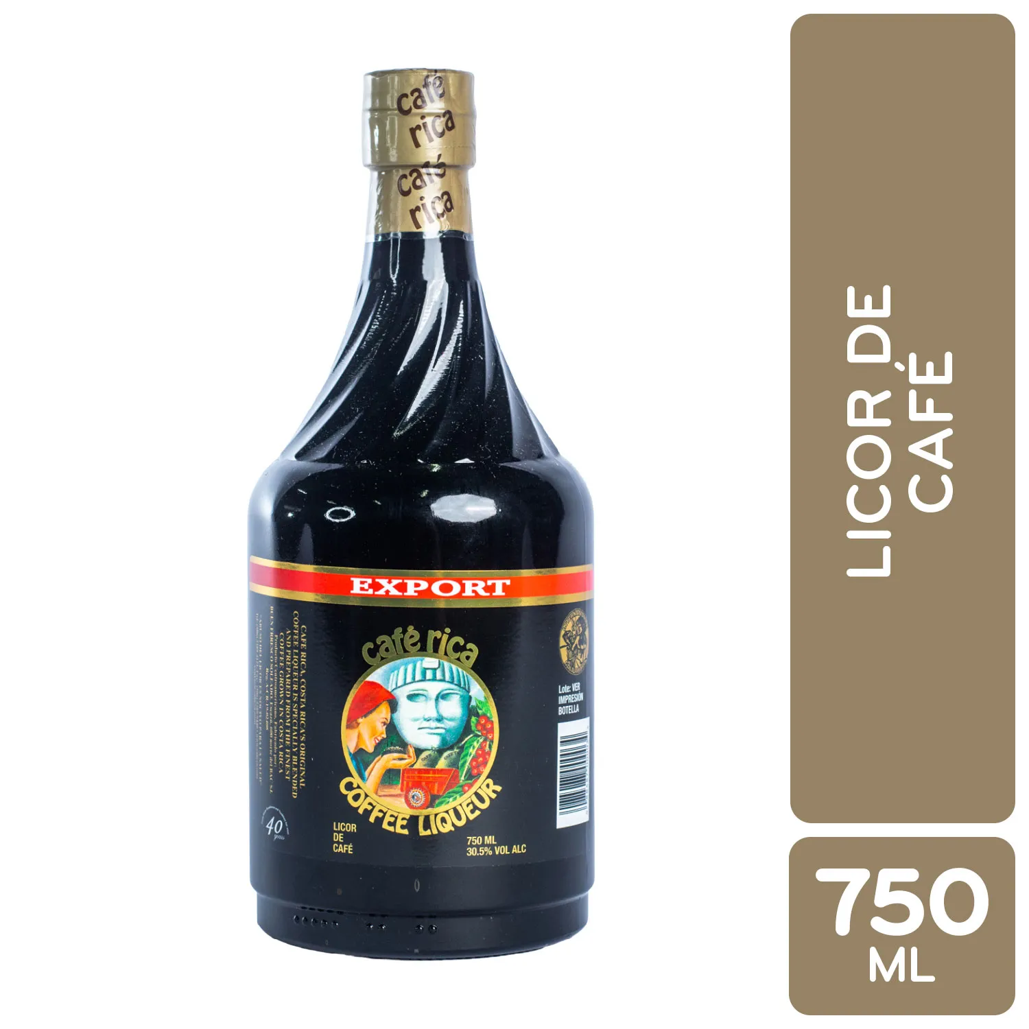 Licor Café Rica Botella 750 Ml | Auto Mercado