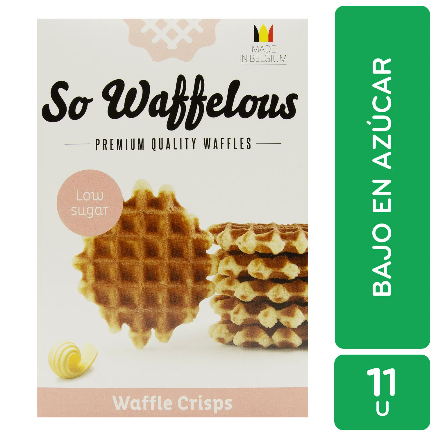 Galleta Dulce Waffle Crispi So Waffelous Caja 180 G | Auto Mercado