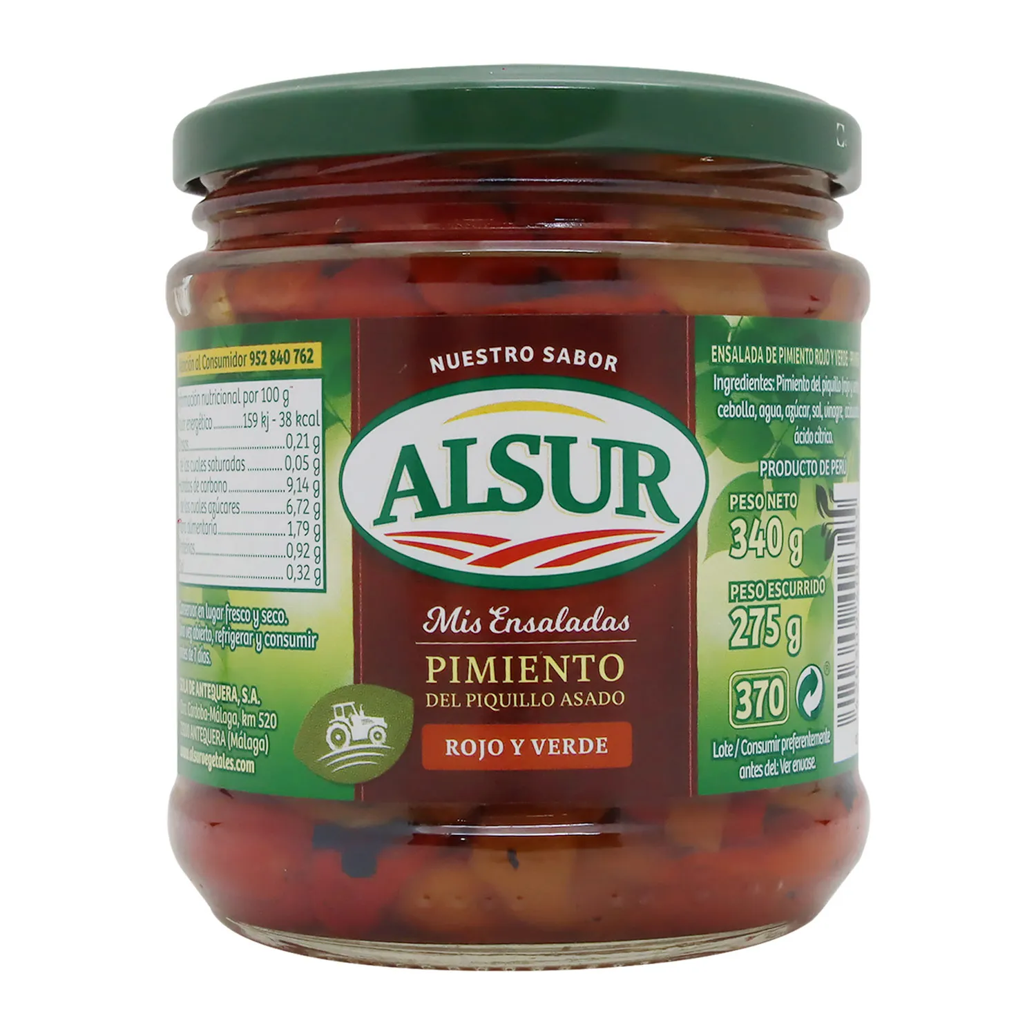 Pimiento Rojo Verde Alsur | Auto Mercado