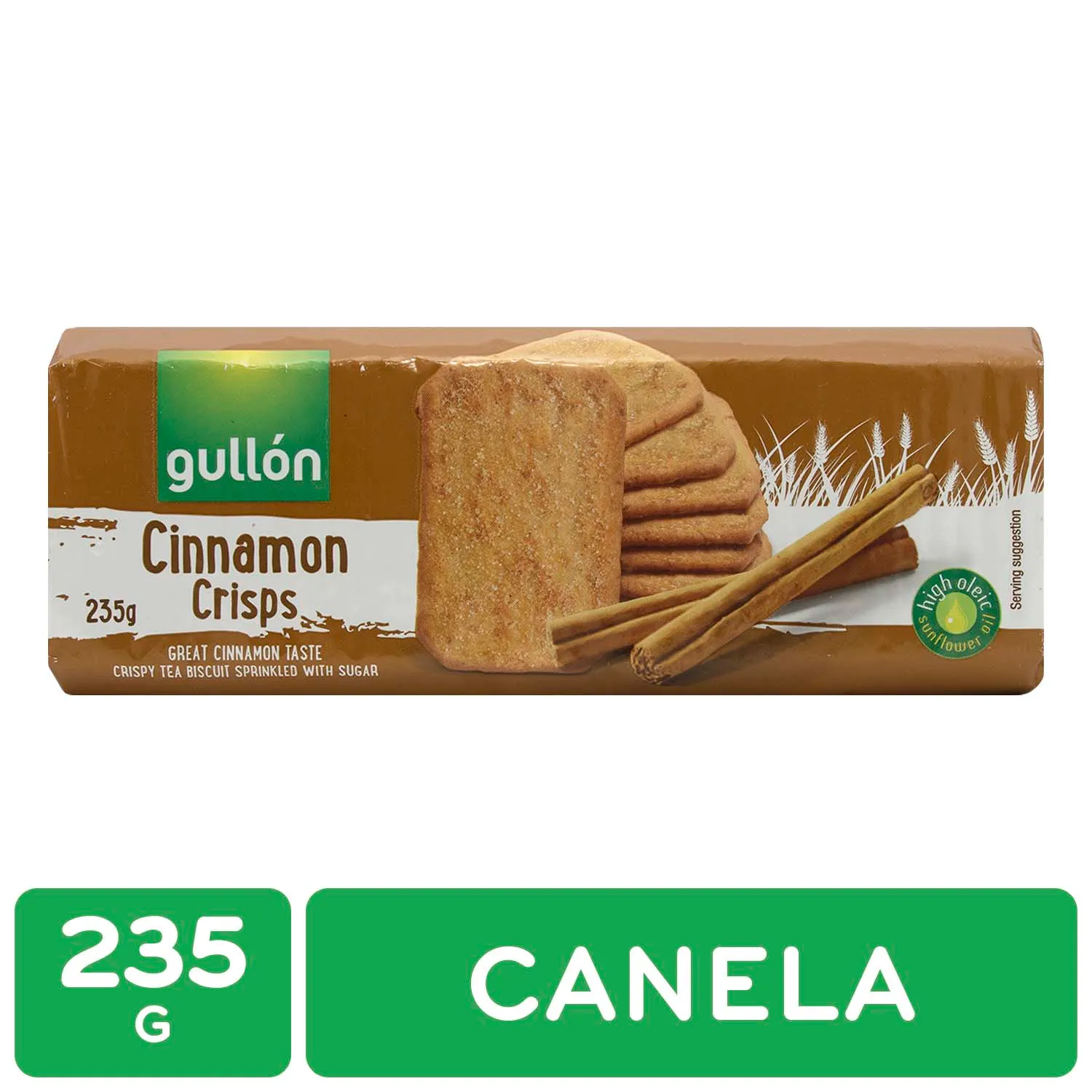 Galleta Dulce Canela Crips Gullon | Auto Mercado