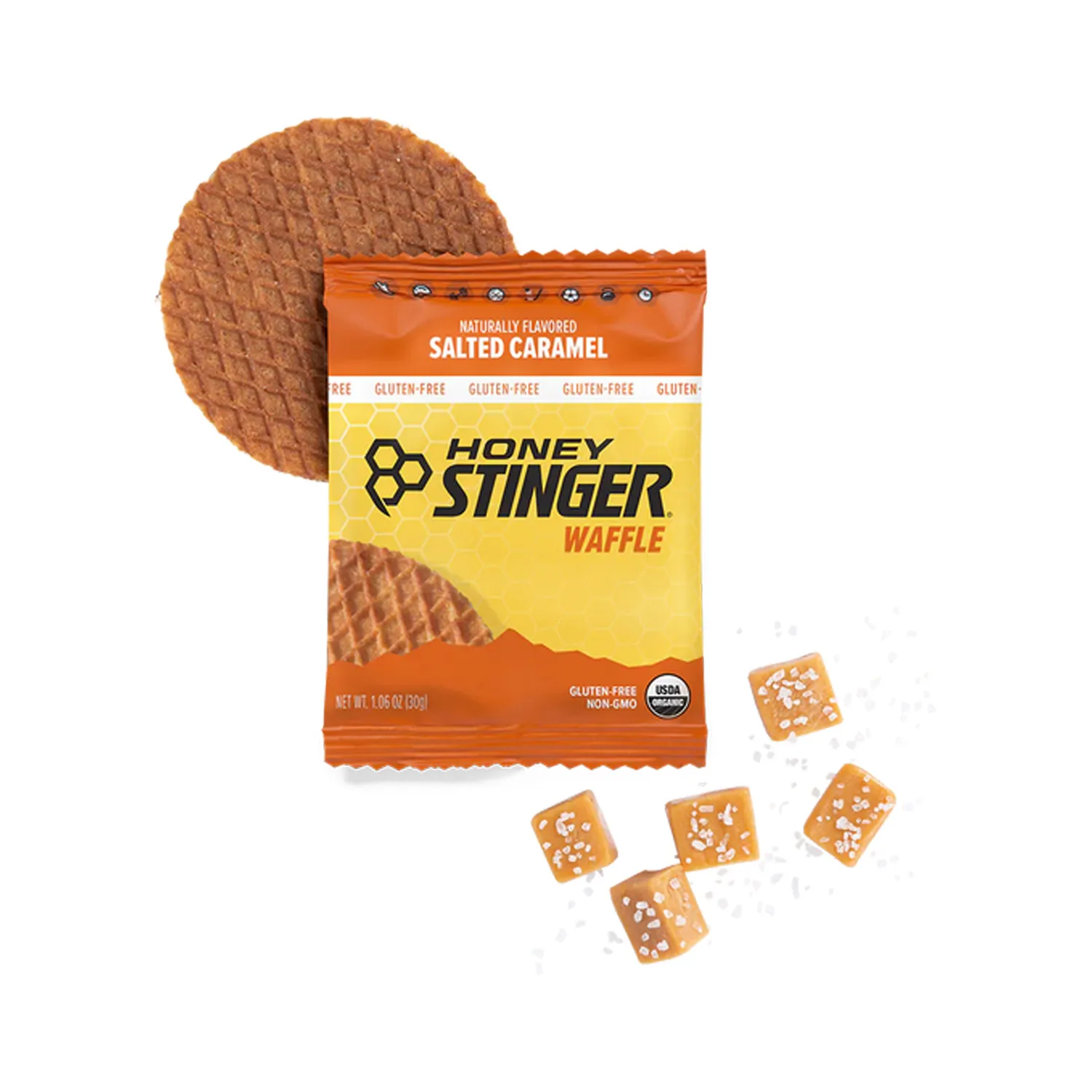 Galleta Waffle Organico Sabor Caramelo Honey Stinger | Auto Mercado