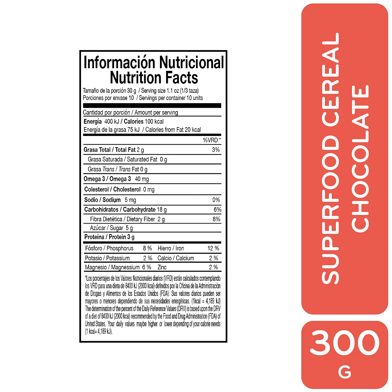 Cereal Chocolate Dark Jinca Foods | Auto Mercado