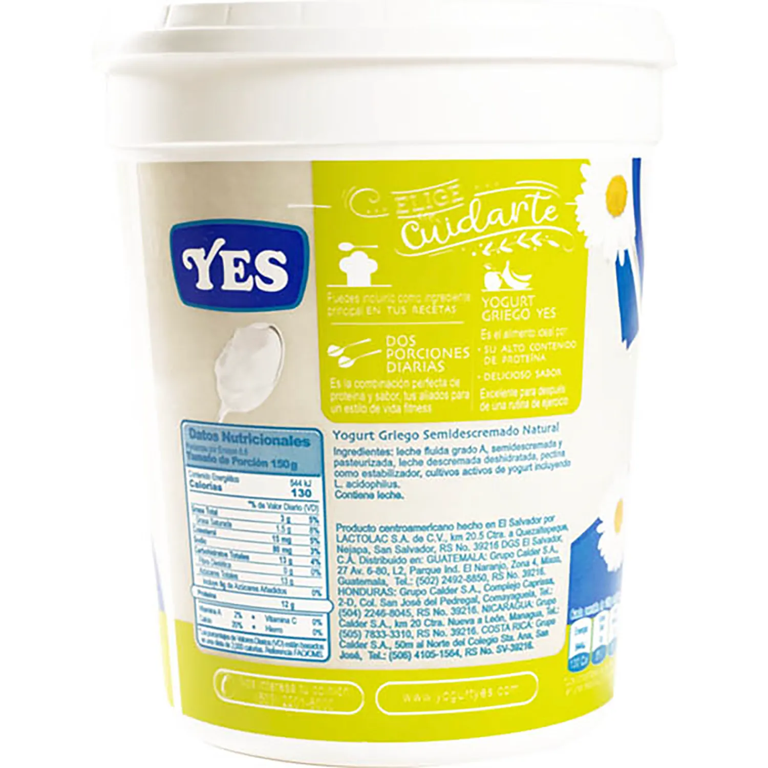 Yogurt Natural Griego Cremoso Yes | Auto Mercado