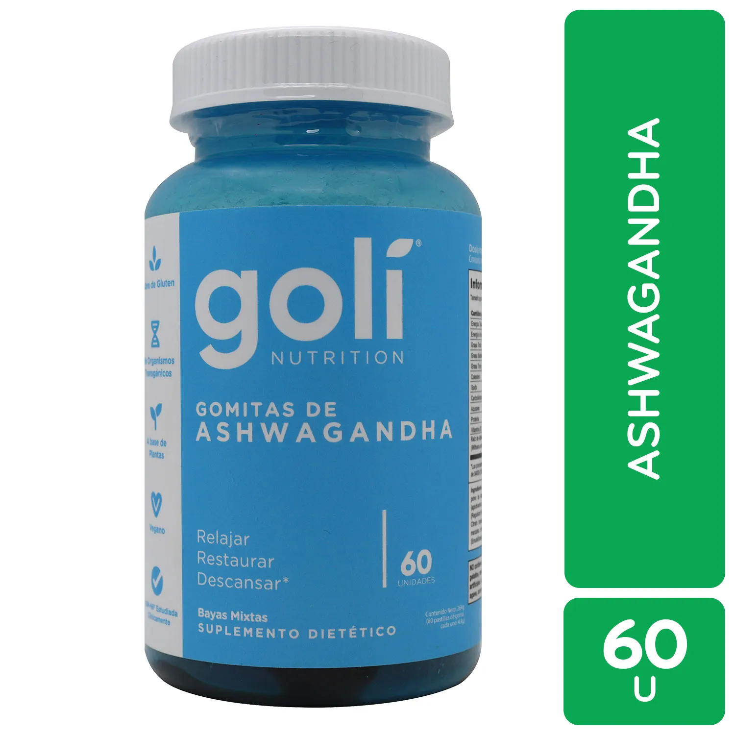 Suplemento Alimenticio Adulto Ashwagandha Gomita Goli | Auto Mercado