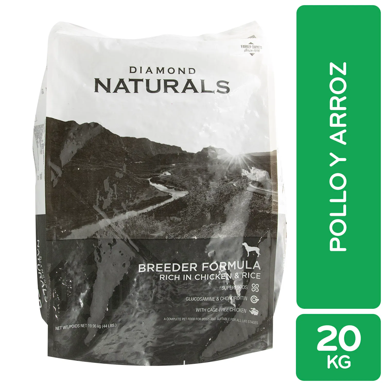 Alimento Perro Adulto Seco Pollo-arroz Con Glucosamina Diamond Naturals | Zoomies