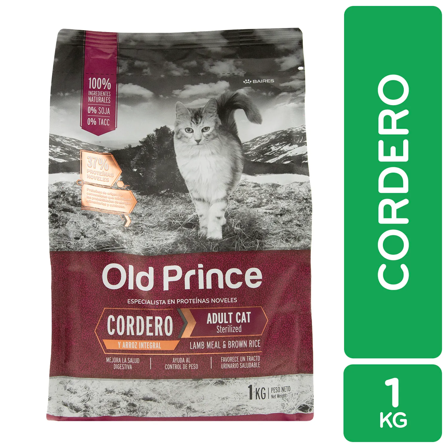 Alimento Gato Seco Adulto Cordero Esterilizado Sistema Inmune Old ...
