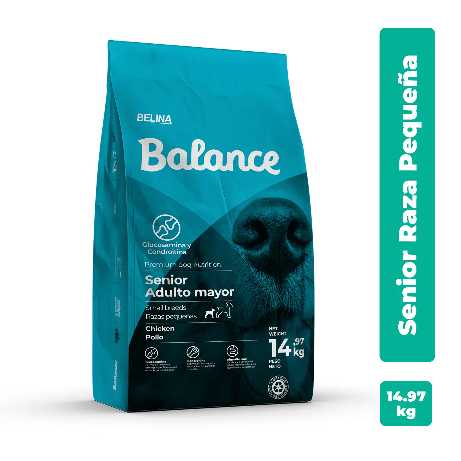 Alimento Perro Senior Seco Raza Pequeña Balance | Zoomies