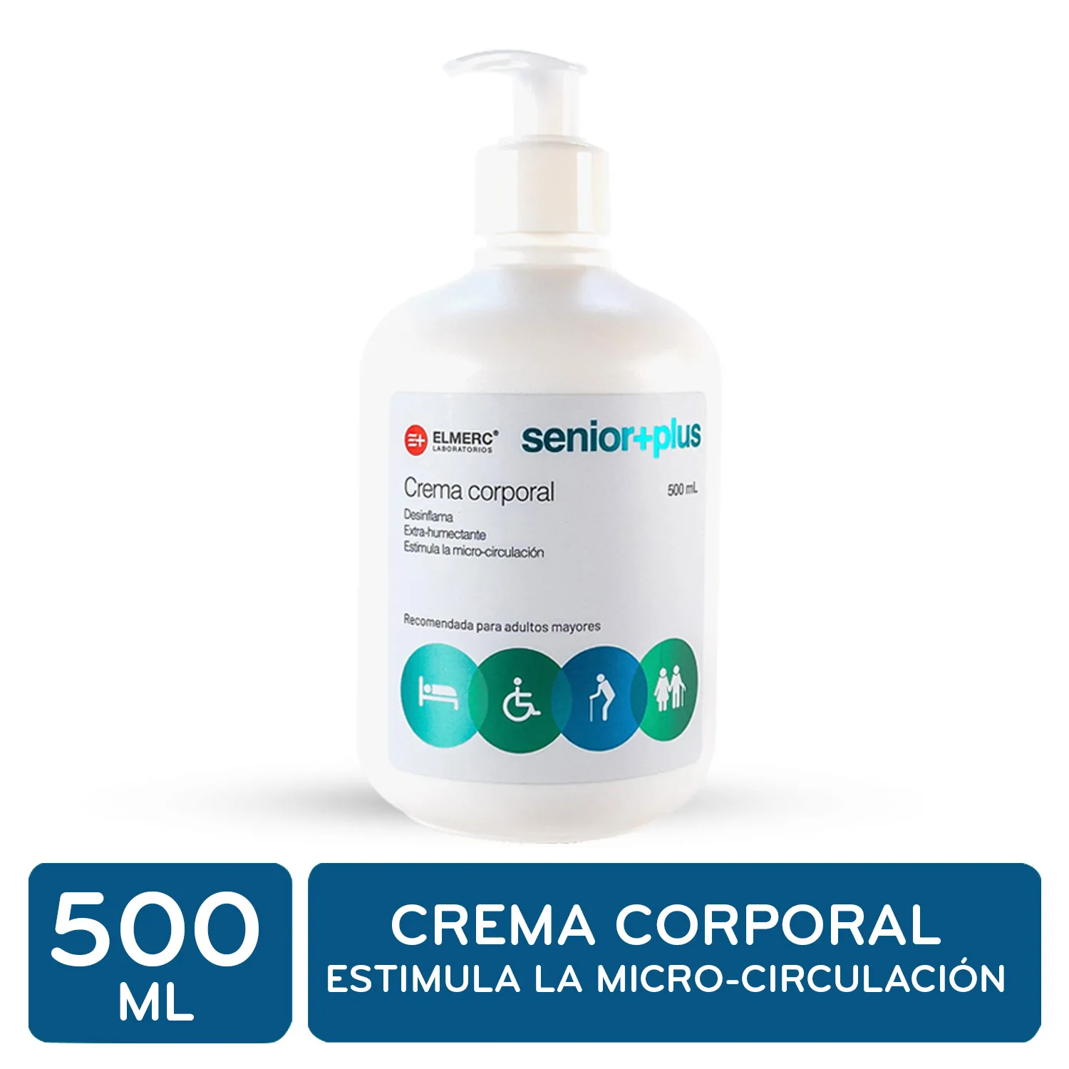 Crema Corporal Adulto Mayor Desinflama Humecta Senior Plus | Auto Mercado