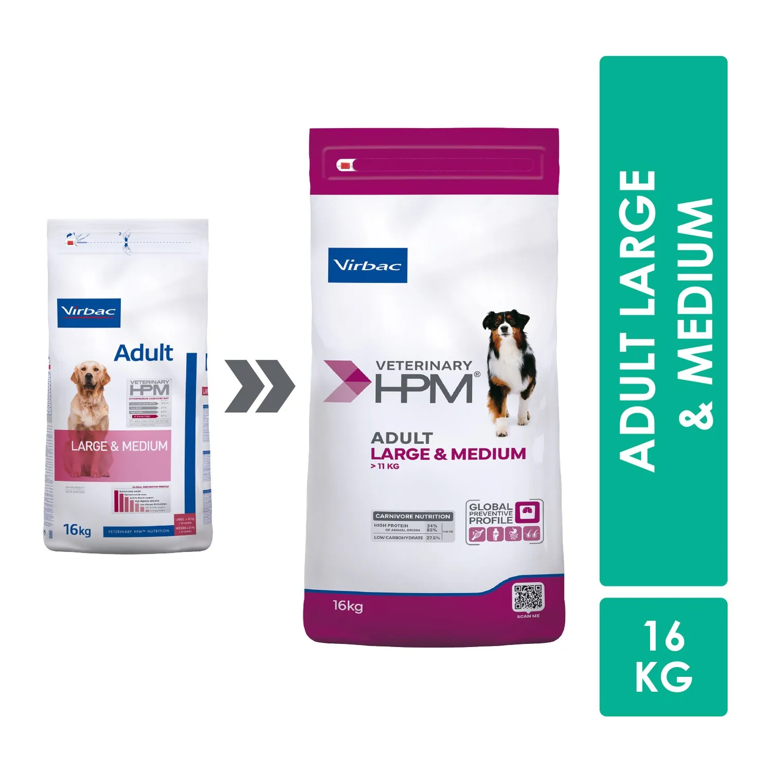 Alimento Perro Seco Adulto Raza Mediana Y Grande Virbac | Zoomies