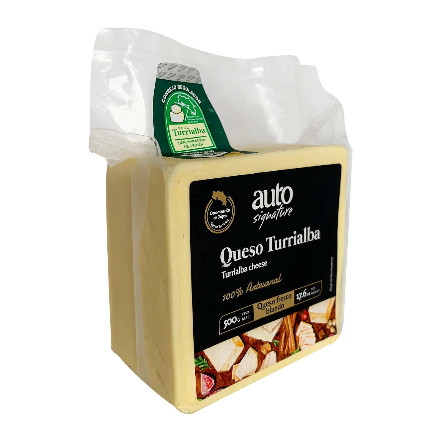 Queso Turrialba Auto Signature Paquete 500 G | Auto Mercado