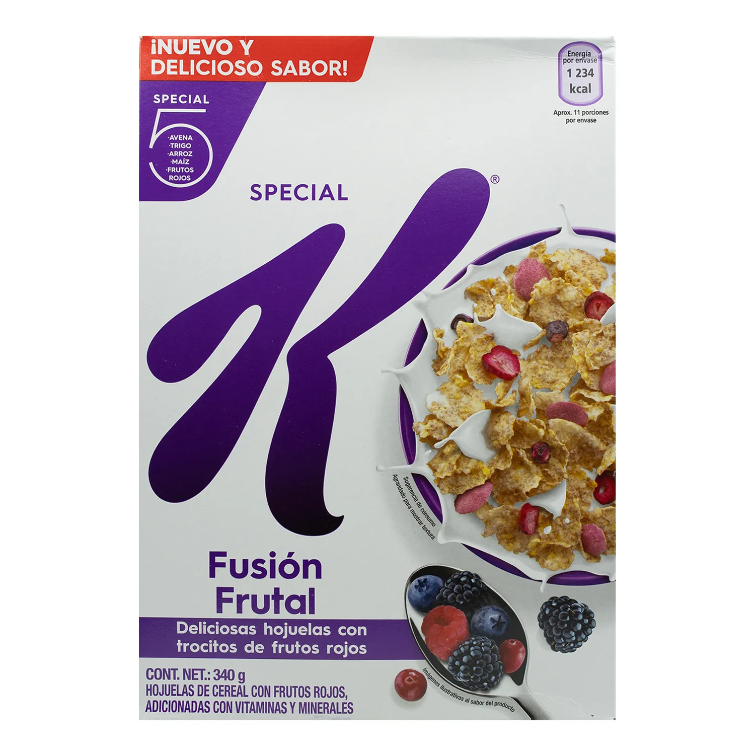 Cereal Special K Fusion Frutal 340g | Auto Mercado