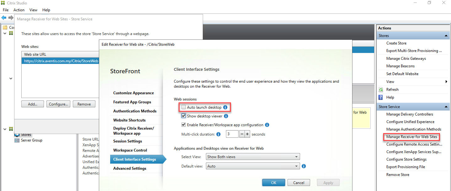 Integrate NetScaler VPX with StoreFront - AventisTech