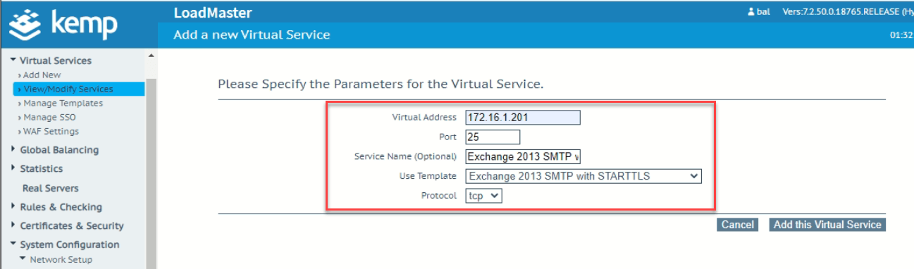 Reverse Proxy for Exchange with KEMP - AventisTech