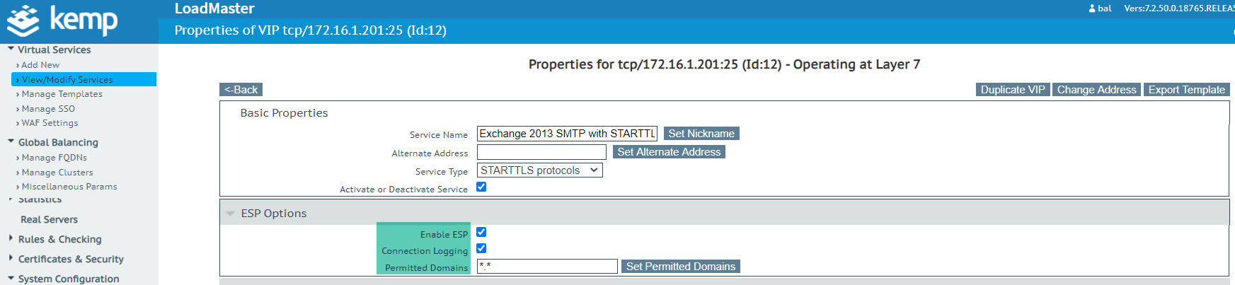 Reverse Proxy for Exchange with KEMP - AventisTech