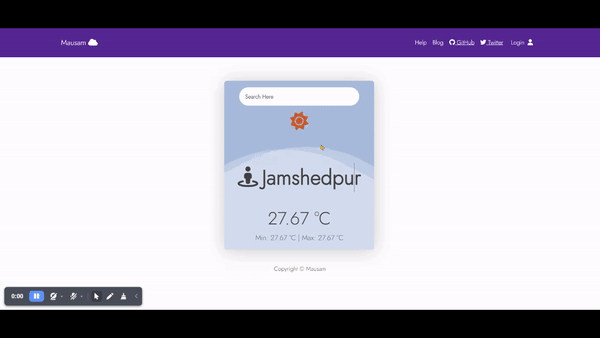 GitHub - nileshkr17/mausam-pwa: Small weather react-app : PWA
