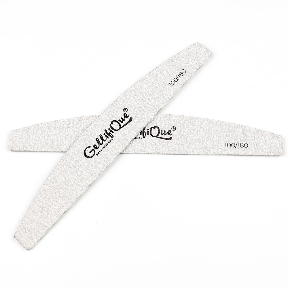 HALF MOON ECO NAIL FILE 100/180 (6 pack). NAIL FILES. NAIL SALON ...